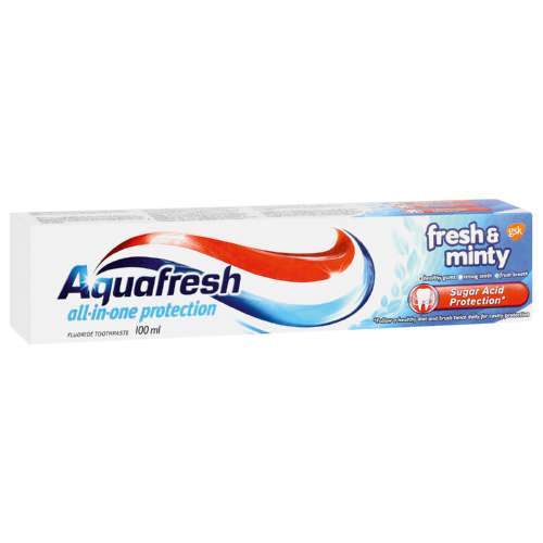 AQUAFRESH TOOTH PASTE FRESH MINT 12X100ML – Shop Easy